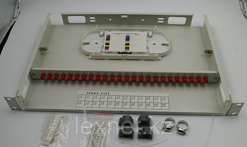 Кросс оптический OK-FDF-1U-24-SC SC/APC SM 8 PORT ALL SET укомплектованный: продажа, цена в ...