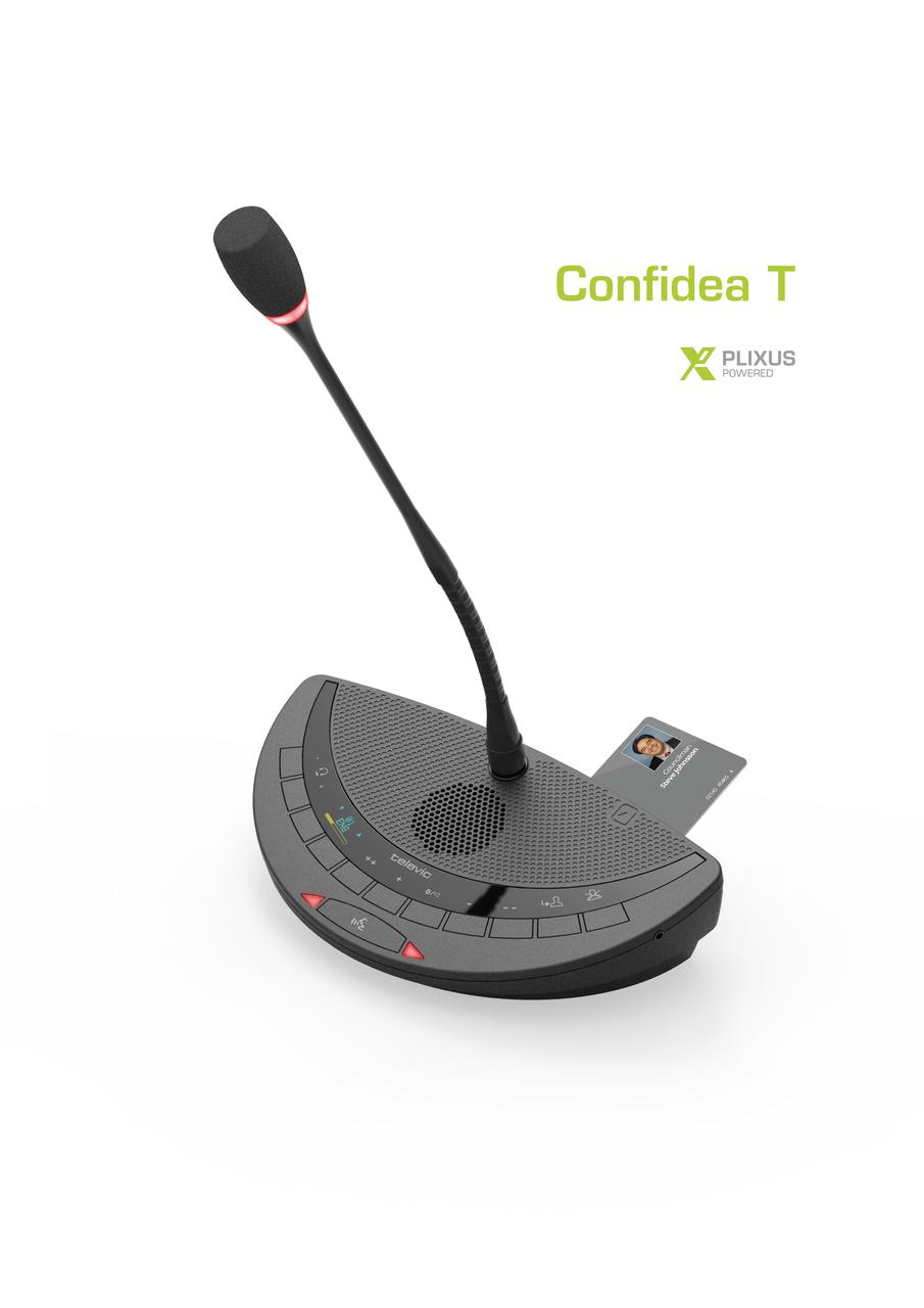 Televic Confidea T проводной настольный микрофонный пульт купить в Казахстане, Алматы, Астане ...